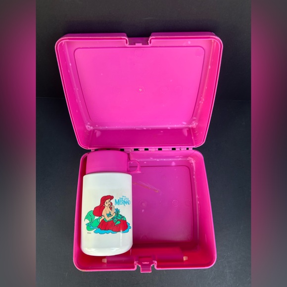 Disney | Kitchen | Vintage Disney The Little Mermaid 9s Ariel Pink ...